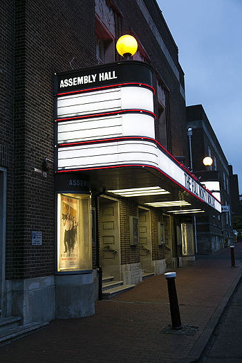Assembly Hall's installed PA system is right on Q - LSi Online