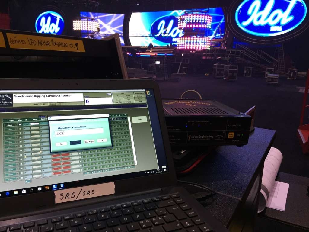 SRS uses Ron StageMaster on Swedish Idol - LSi Online