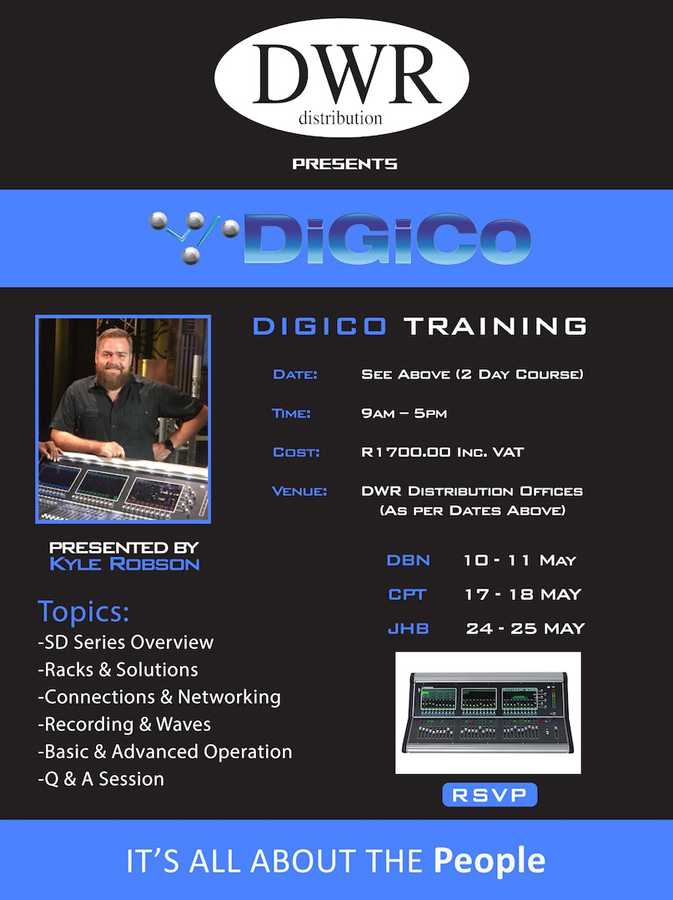 DiGiCo training presented at DWR Distribution - LSi Online