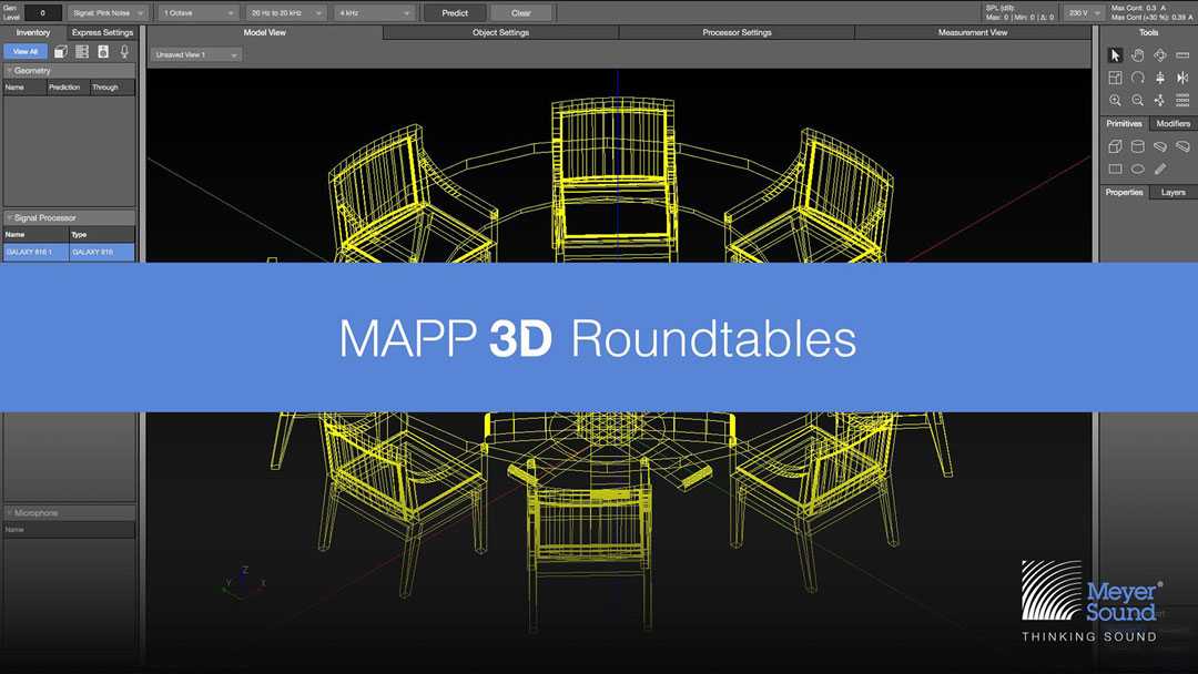 Meyer Sound launches MAPP 3D round table series - LSi Online