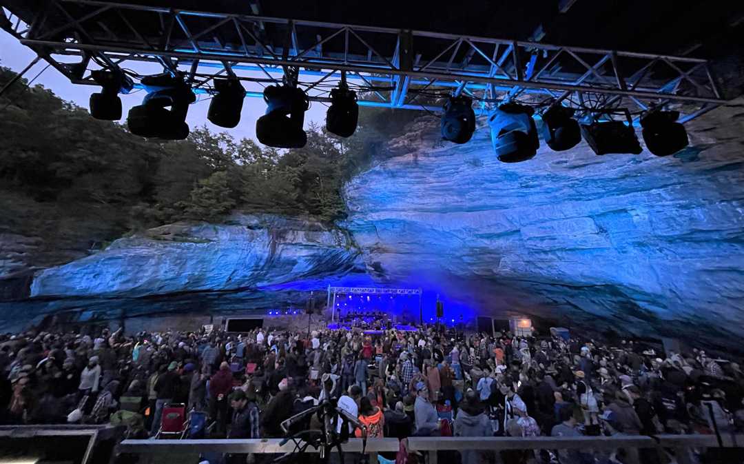Chauvet lights Shawnee Cave Amphitheatre - LSi Online