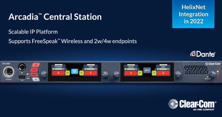 Clear-Com debuts Arcadia Central Station - LSi Online